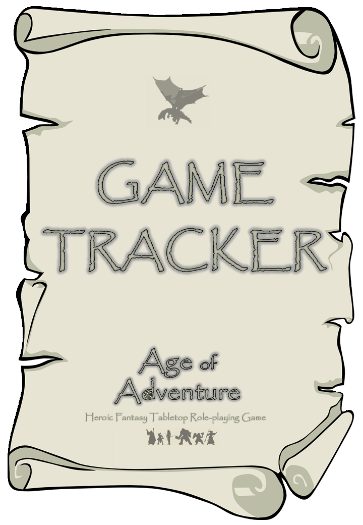 Age of Adventure RPG - Game Tracker (v1.2) by ageofadventurerpg@gmail.com