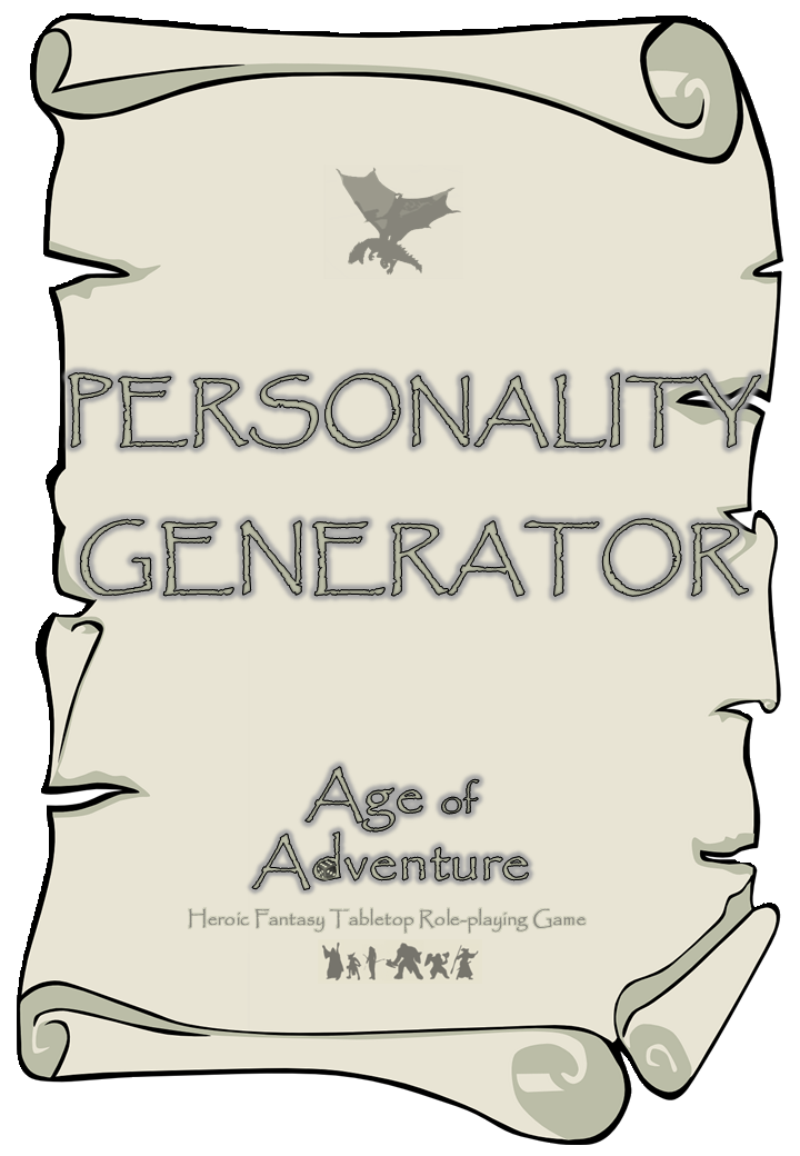 Age of Adventure RPG - Personality Generator (v1.0) by ...
