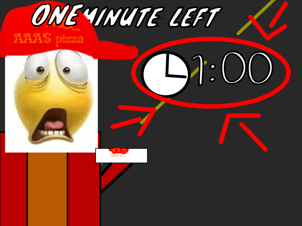 ONE MINUTE LEFT by Pedrin Luc