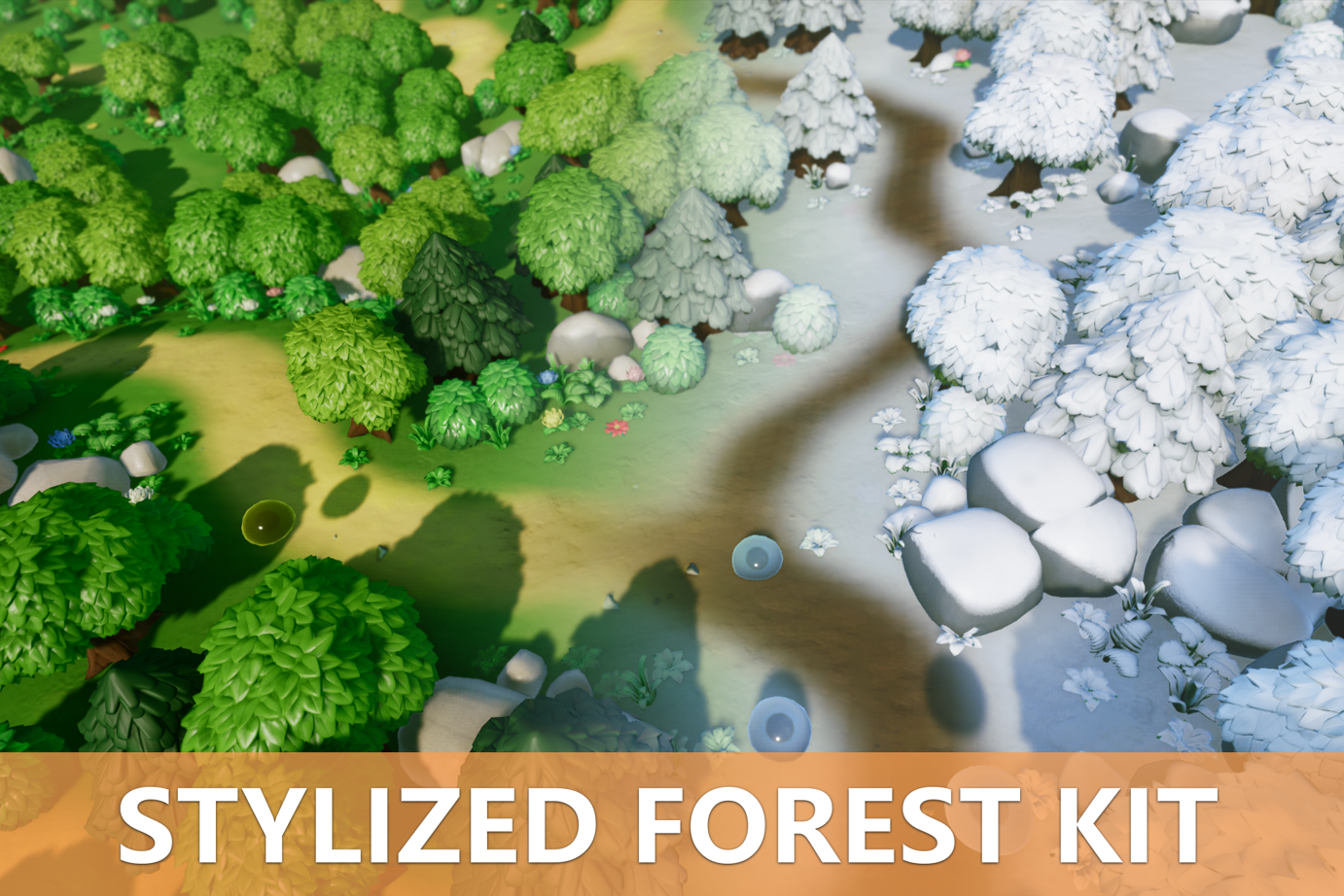 Stylized Forest Kit by symphonie-studio