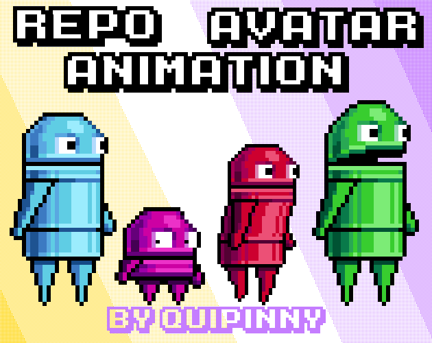 Pixel Art R.E.P.O. Avatar Animation by quipinny