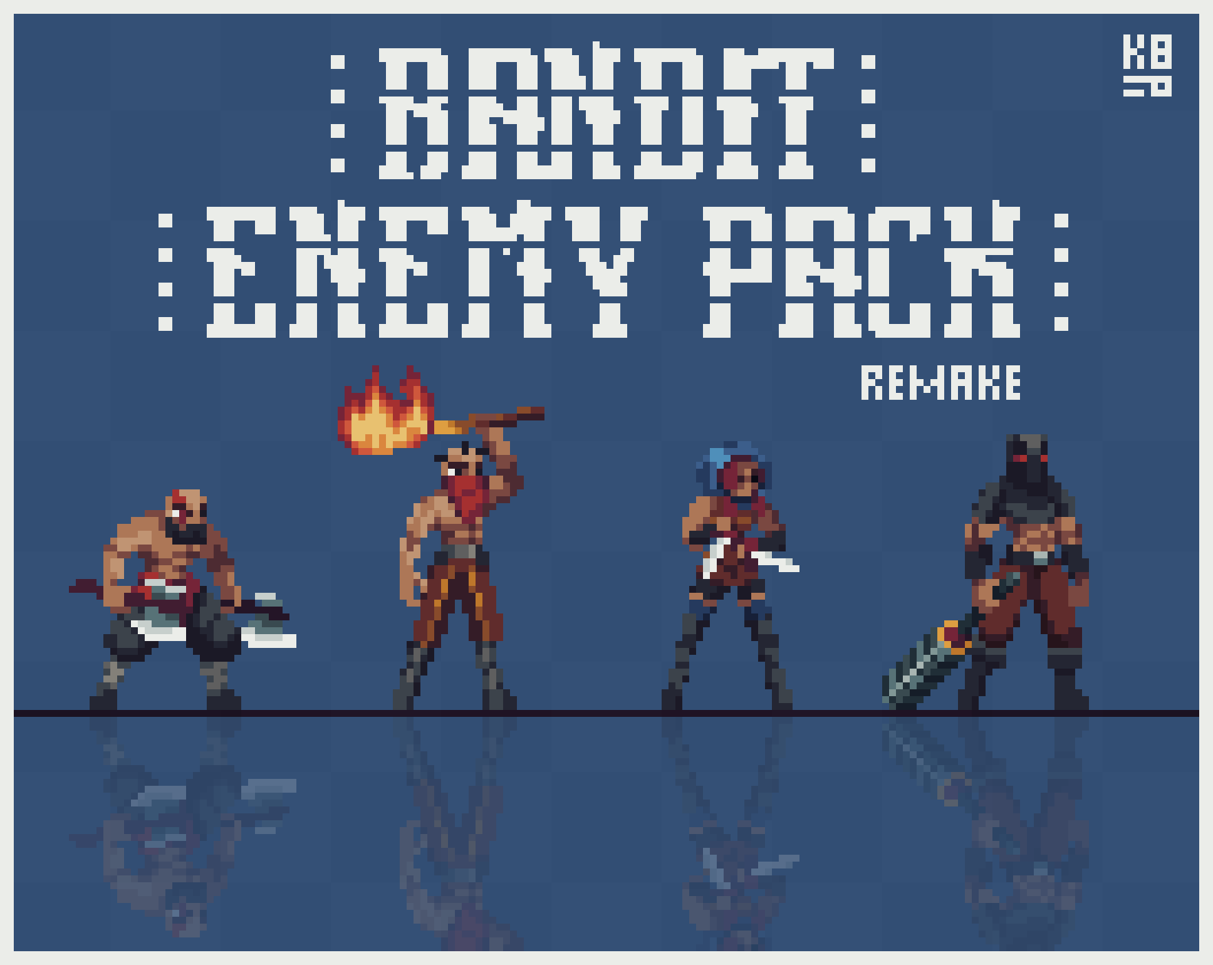 Bandit Enemy Pack - Remake by KBPixelArt