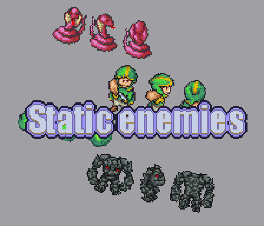 Static enemies by Kiriboo
