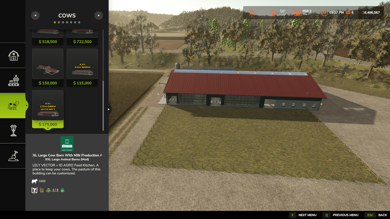 XXL Large Animal Barns by Rockhound Modding