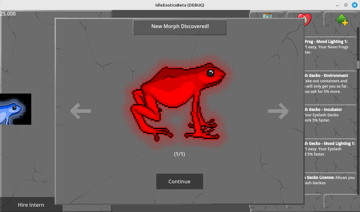 Idle Exotics DevLog (March 2025) - itch.io