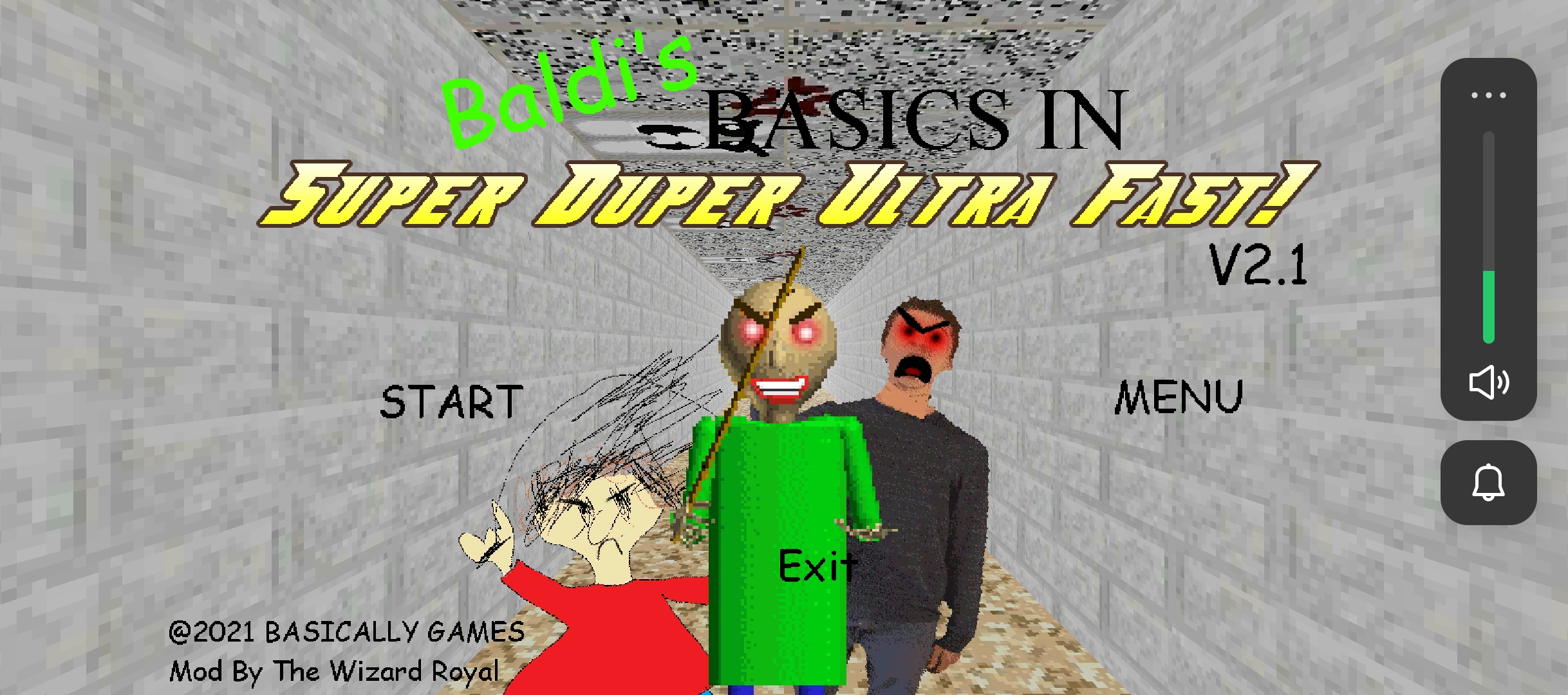 Baldi's Basics Super Duper Ultra Fast Android by Volt Studio