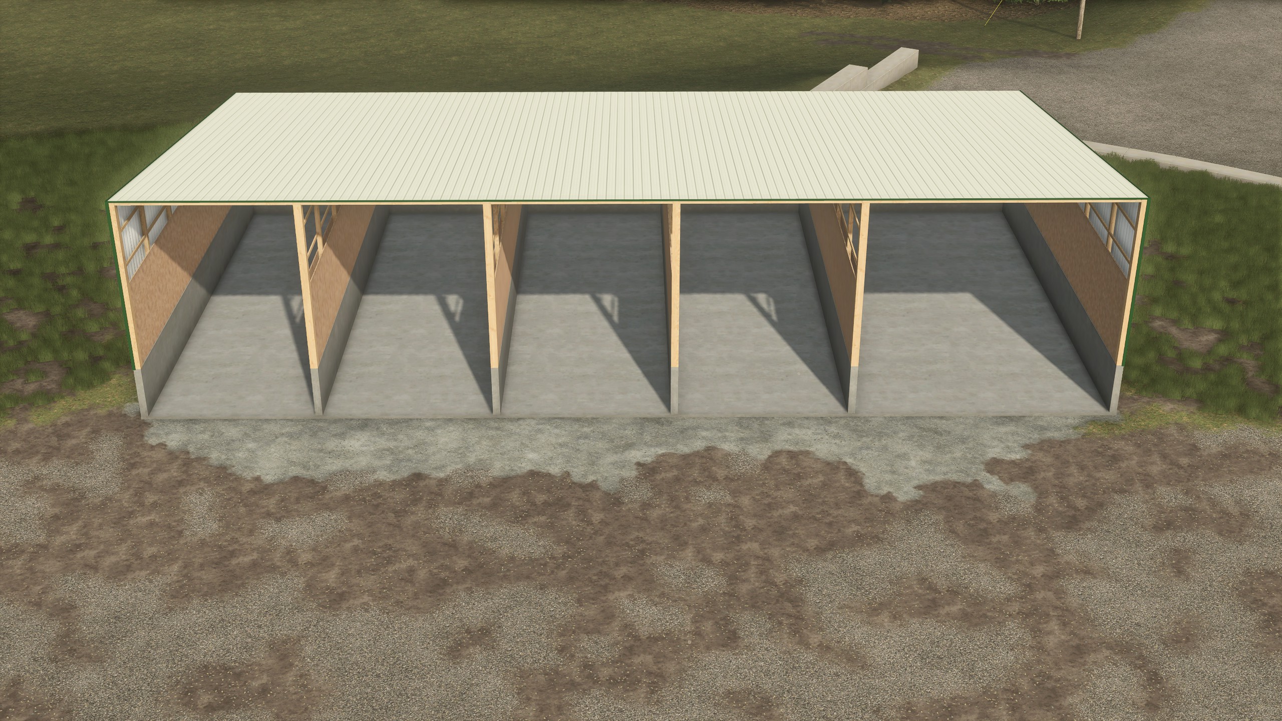 FS25 105x55 Commodity Barn by LJR Modding