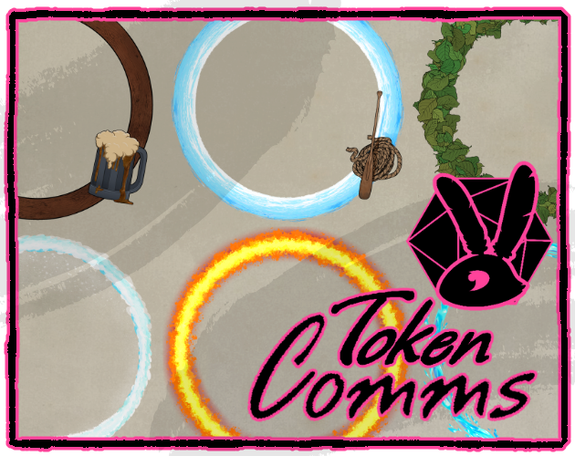 Custom TTRPG Token Borders by Travel Bug Maps