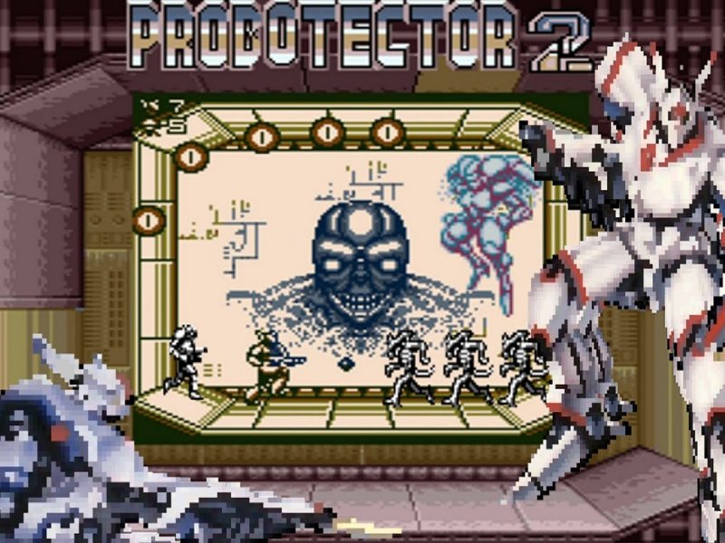 PROBOTECTOR 2 (魂斗羅2) SGB Enhanced PLUS (Super Game Boy) by ☆ ry0g4_