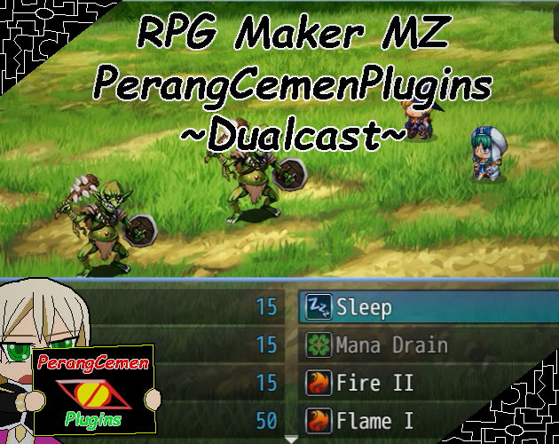 RPG Maker MZ Plugin - DualCast by Perang Cemen