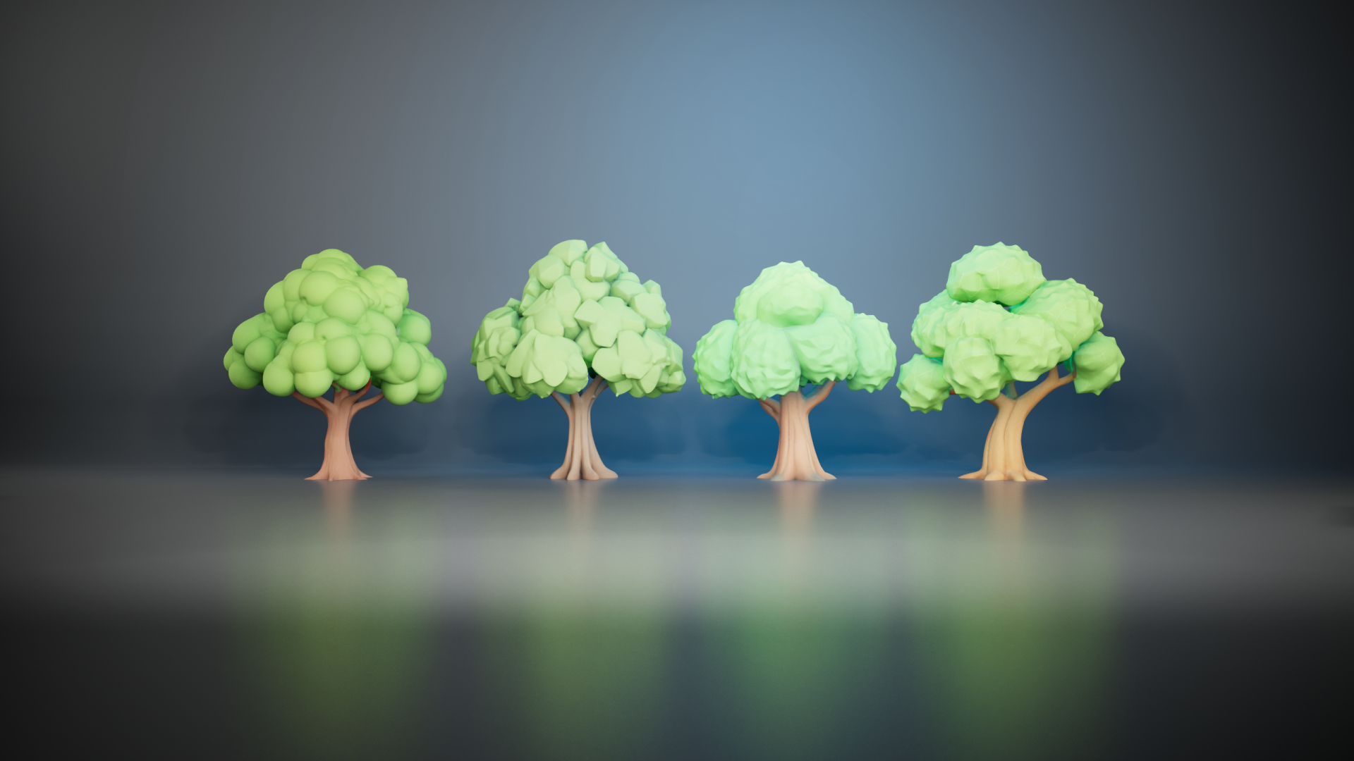 Stylized Oak Trees - Vol. 05 by Multicore AI