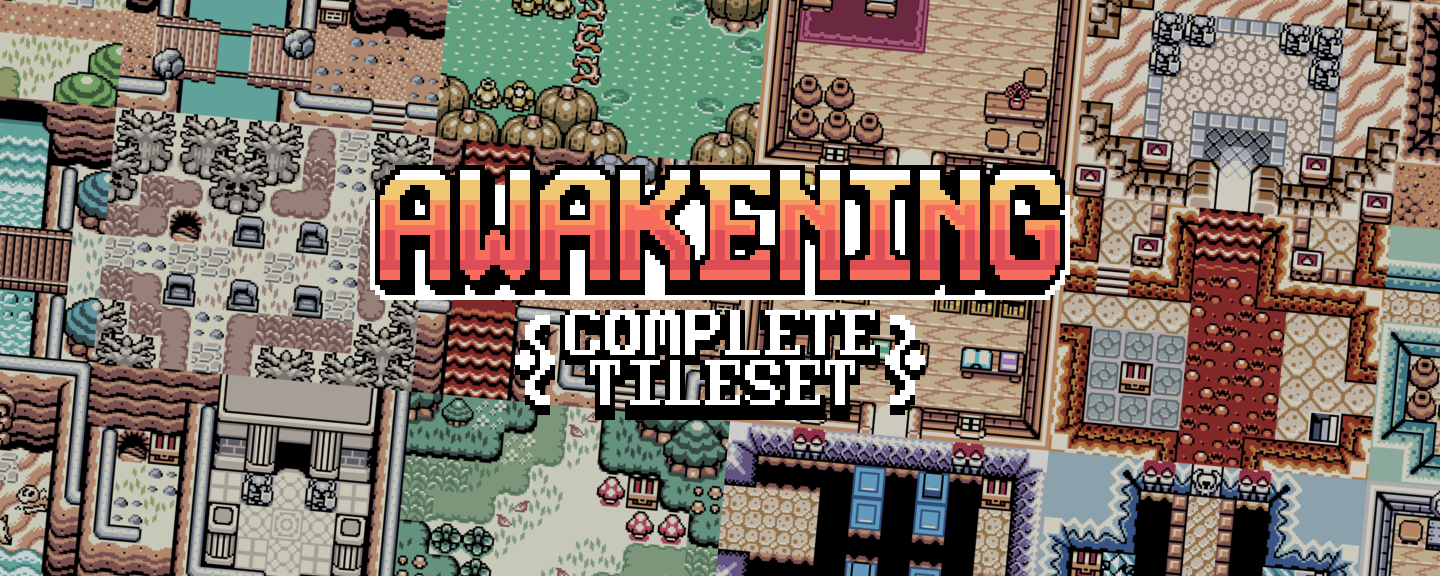 Mini Overworld Update! - Awakening: Complete Tileset by Sodacoma