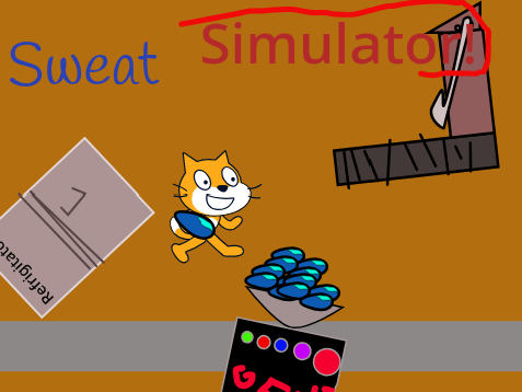 Sweat simulator by Ultra Cyborg for Its Weird Game Jam: Except Its ...