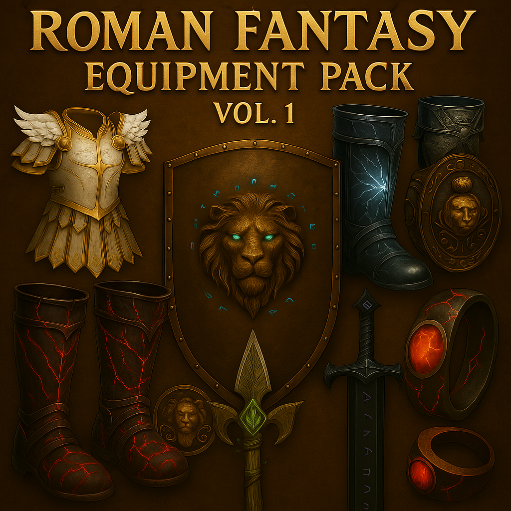 Roman Fantasy Equipment Pack – Vol. 1 by abdoredasm