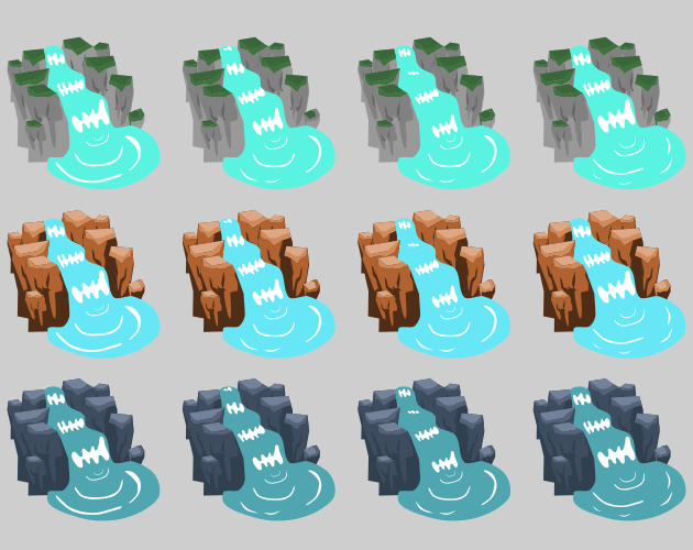 Sprite Sheet Waterfall by ivan_nogueirra