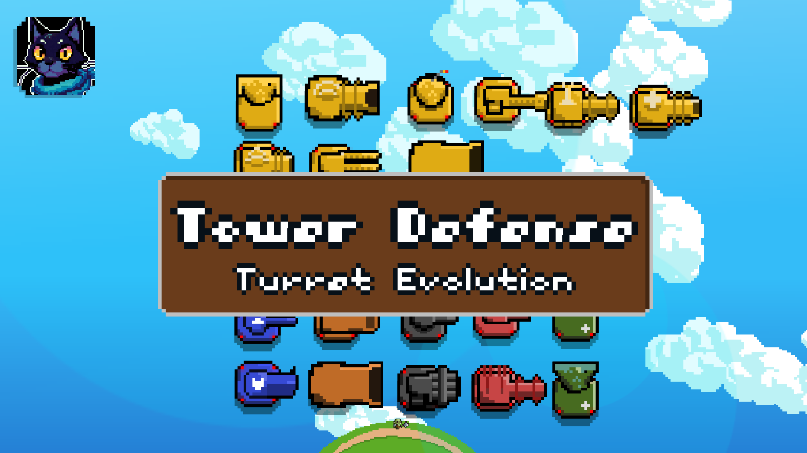 Tower Defense Turret Evolution Demo by GrozinGames