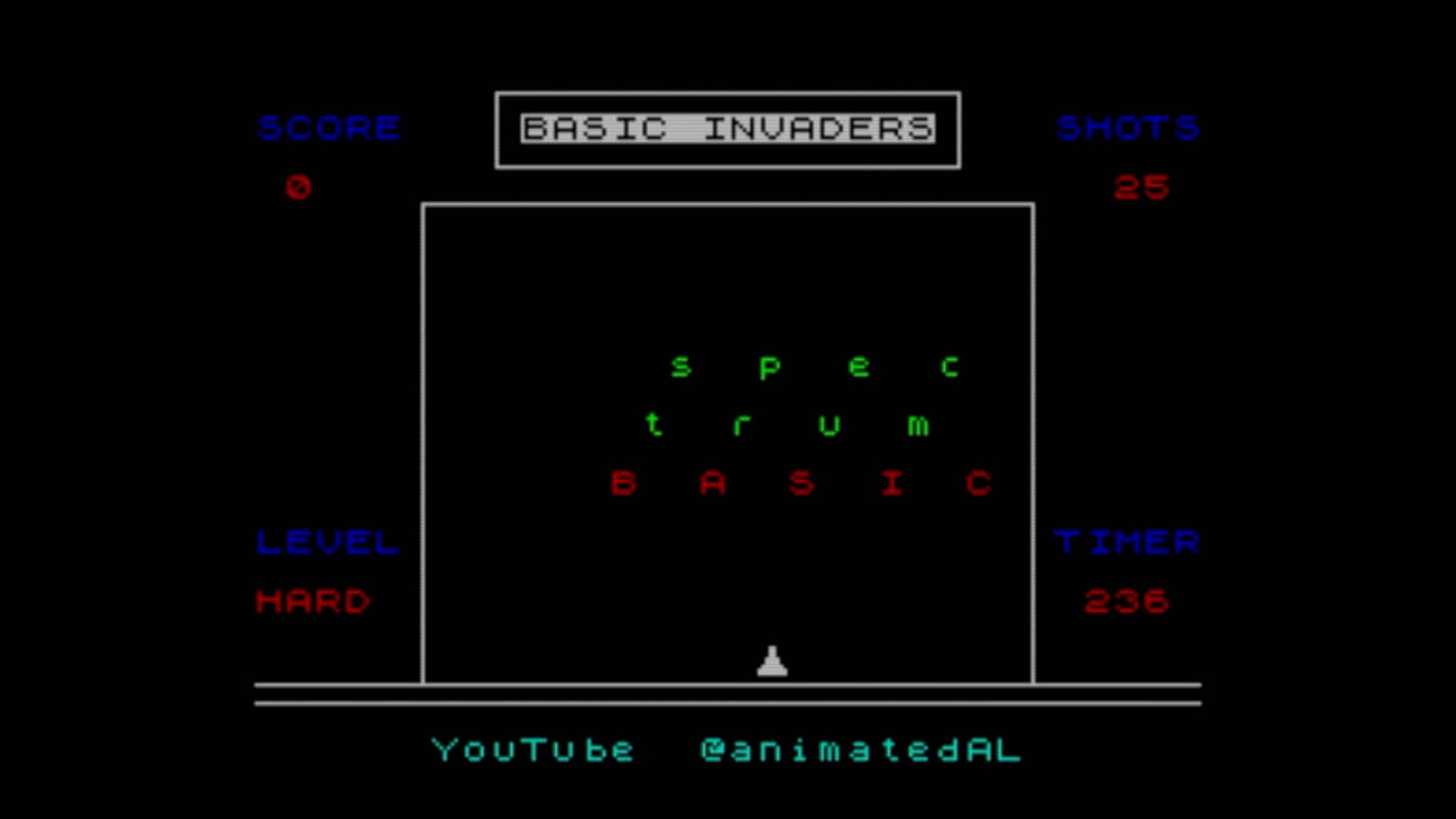 BASIC INVADERS The Spectrum - BASIC - Release Announcements - itch.io
