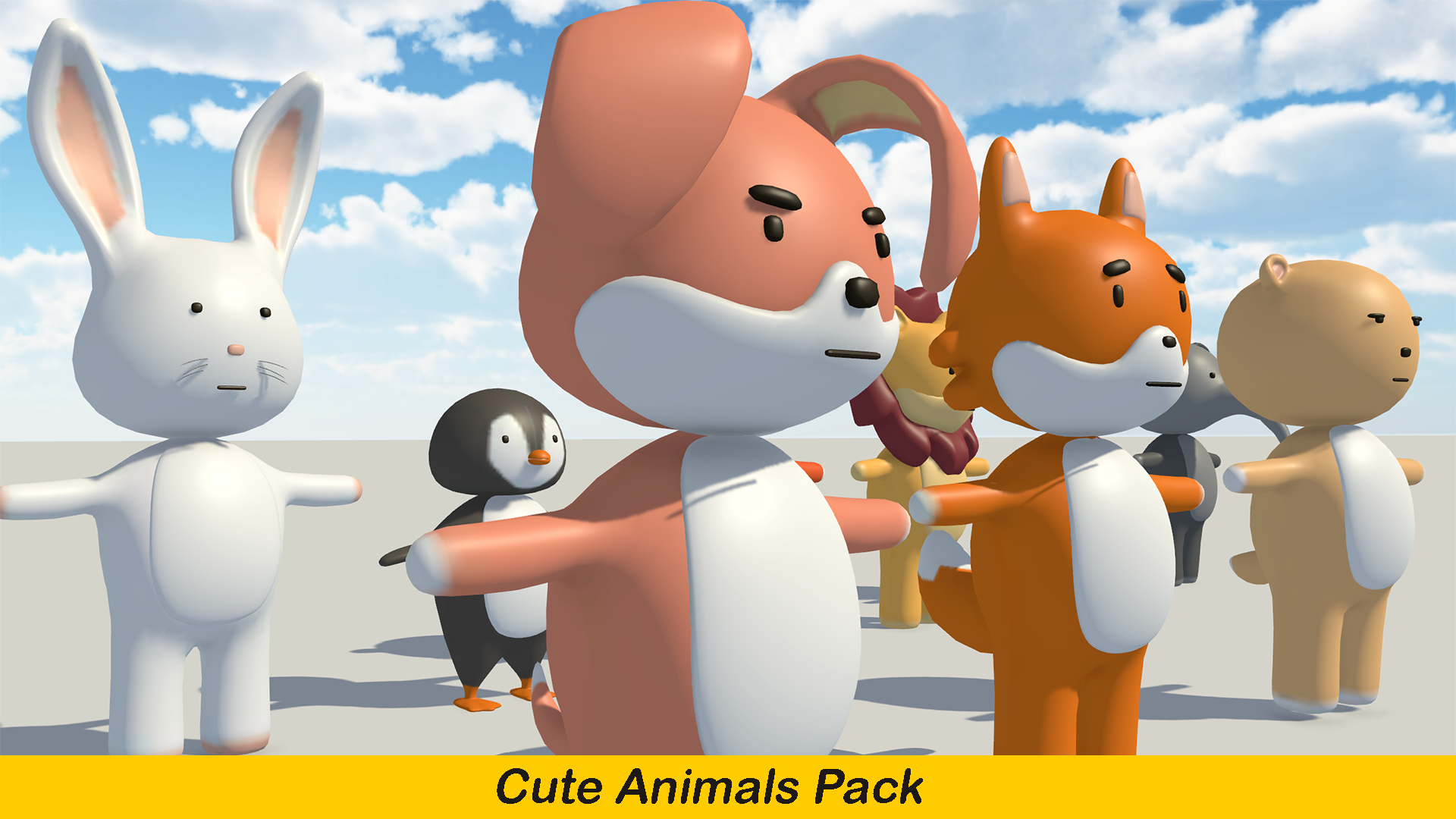 Pack of cute Animals by HunterCraft-Creations