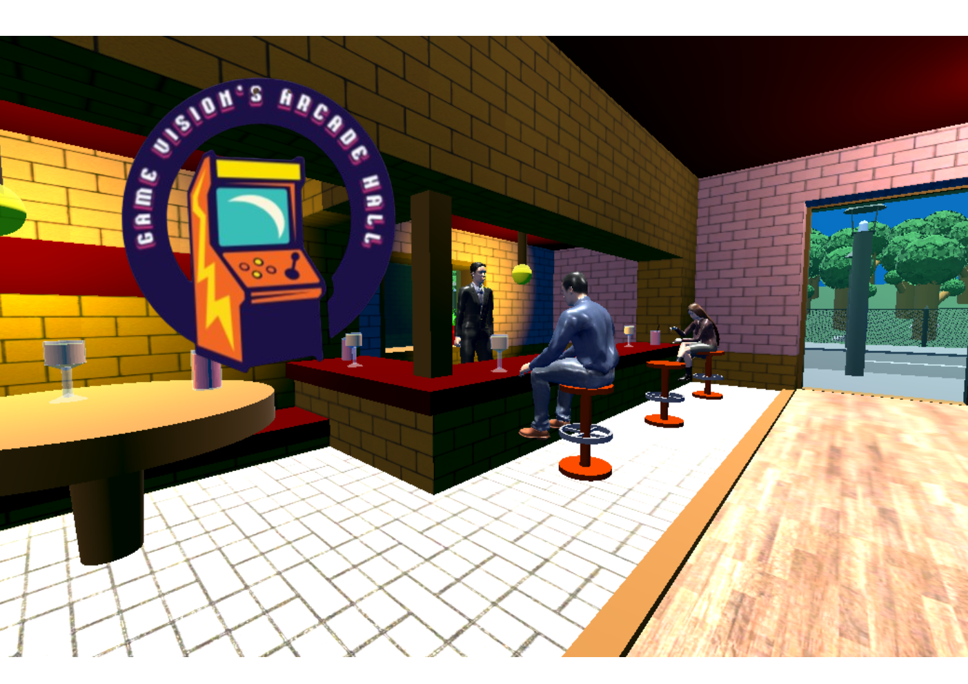 Game Vision's Arcade Hall by Game Vision