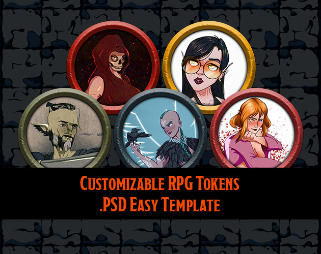 RPG Map Token - Template by FernAndor