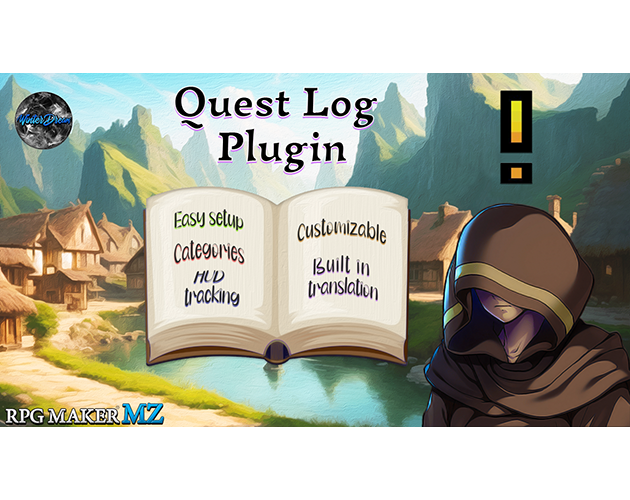 RPG Maker MZ Plugin: QuestLog by WinterDream Games Creator