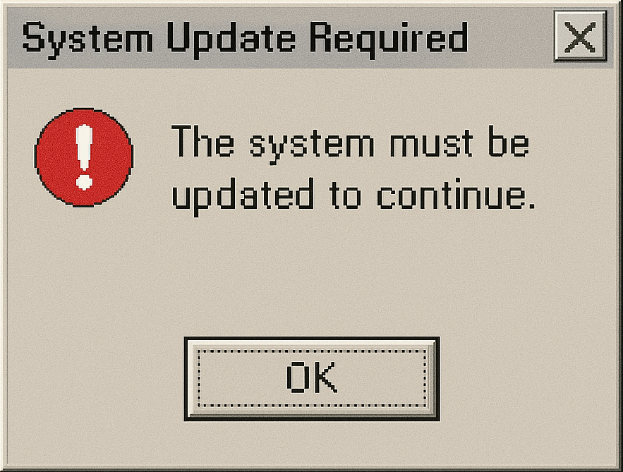 System-Update-Required by Game_Not_Found_Game_Jam