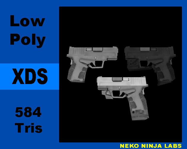 PSX Low Poly XDS - Game Ready by Neko Ninja Labs