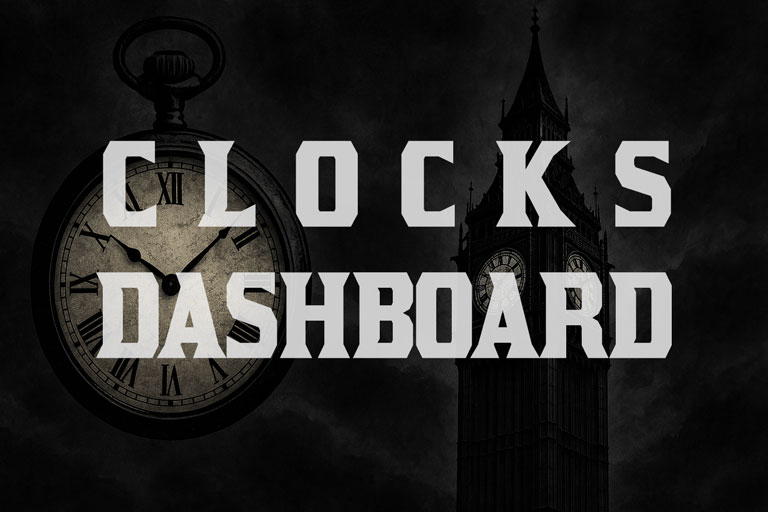 Clocks Dashboard for Blades in the Dark by Lupo982