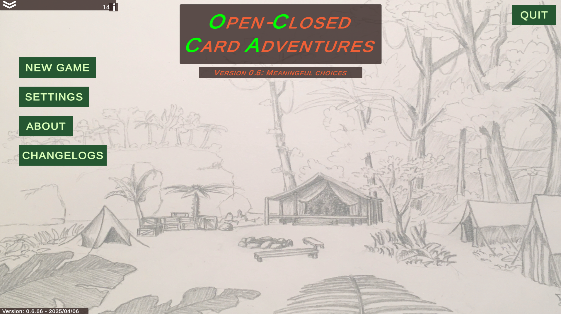 OCCA: Open-Closed Card Adventures by Robin Johansson