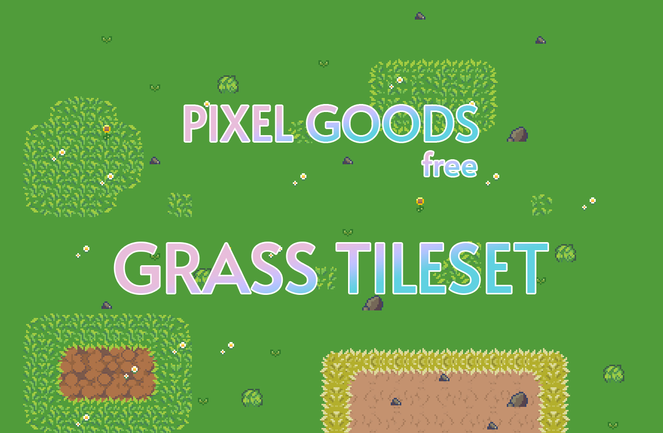 Pixel Goods - Grass Tileset 16x16 by PixelGoods