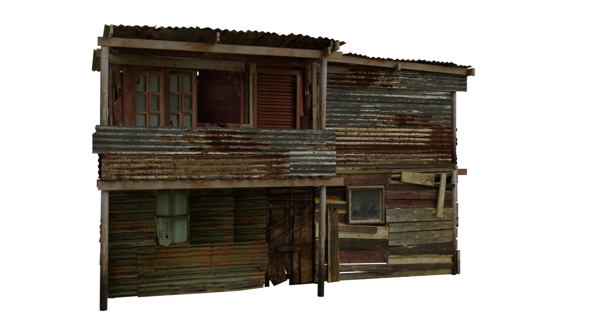 Shanty Slum House 02 by CebisaTheCreator