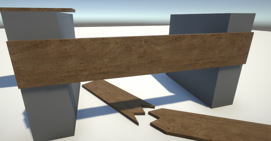 Destructible Wooden Table by Mateo Ryhr