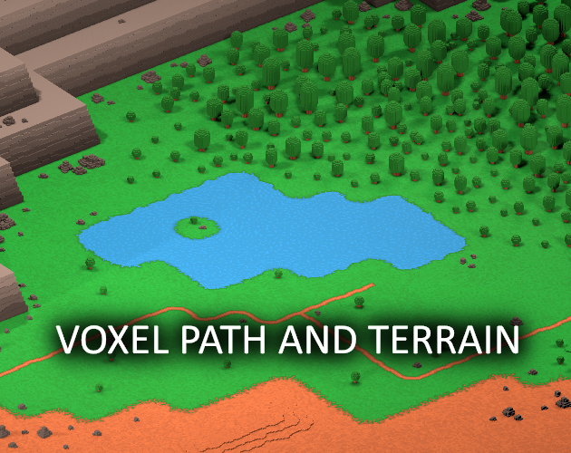 Voxel Path And Terrain by Kytric