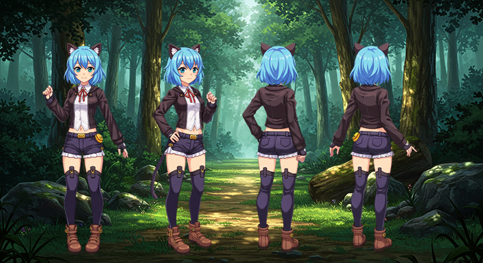 Visual Novel - Cat Girls - Starter Kit by gurigraphics - itch.io