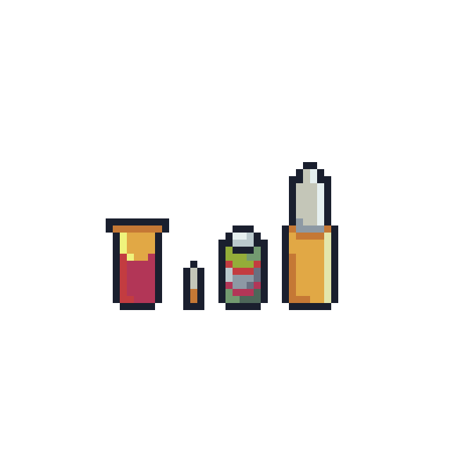 Bullets | Pixel 64-Bit Assets by PIOmakesPIXELS