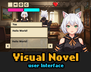 Visual Novel: Basic User Interface by gurigraphics