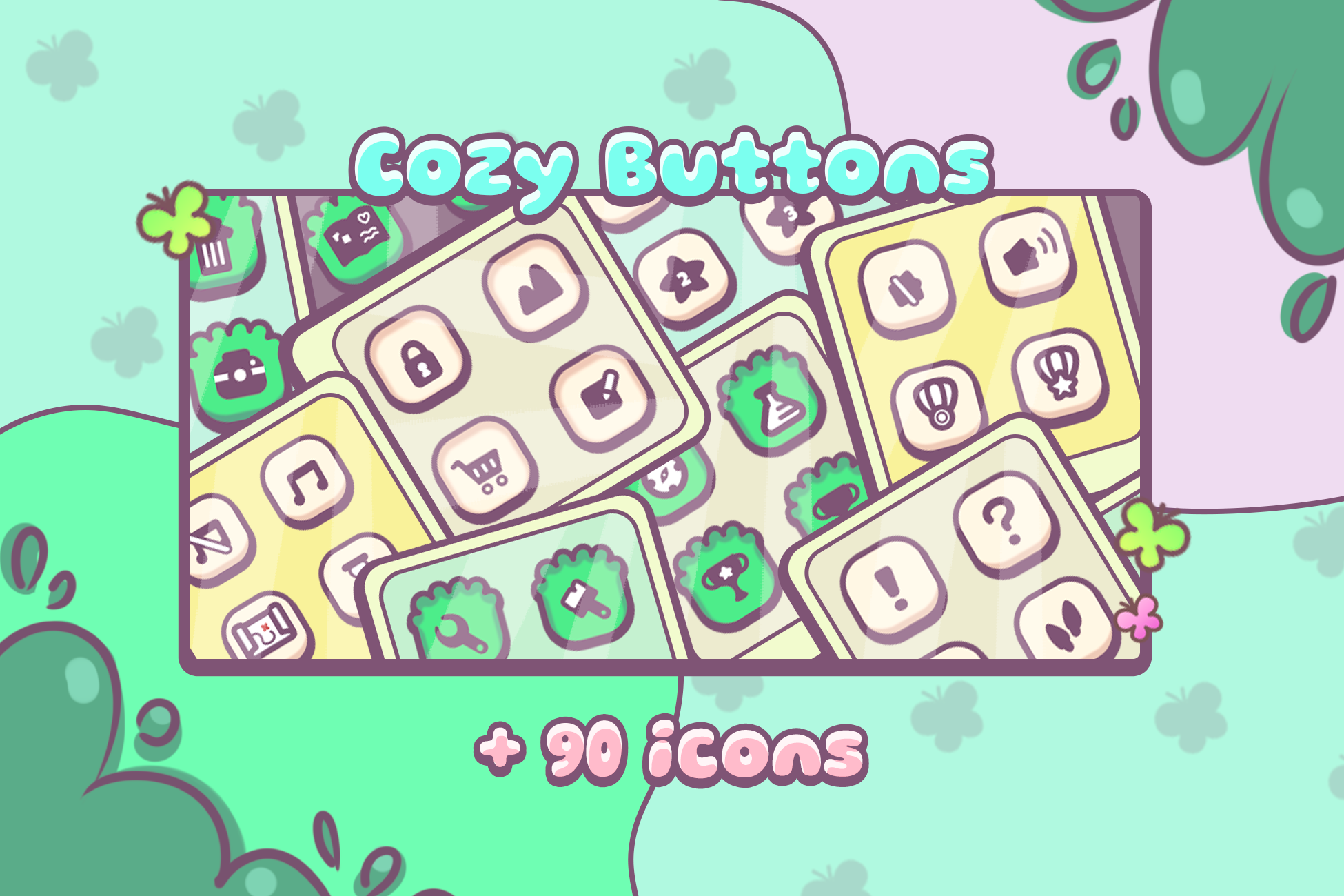 🌷 New Project - Cozy Buttons 🌷 - itch.io