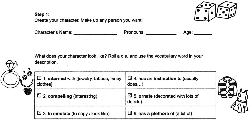 SAT Vocabulary RPG by Emmeray