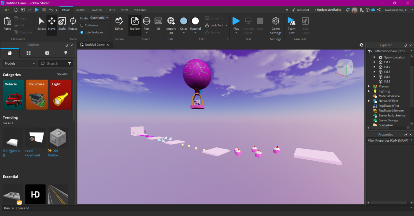 How to make a Roblox Obby - itch.io