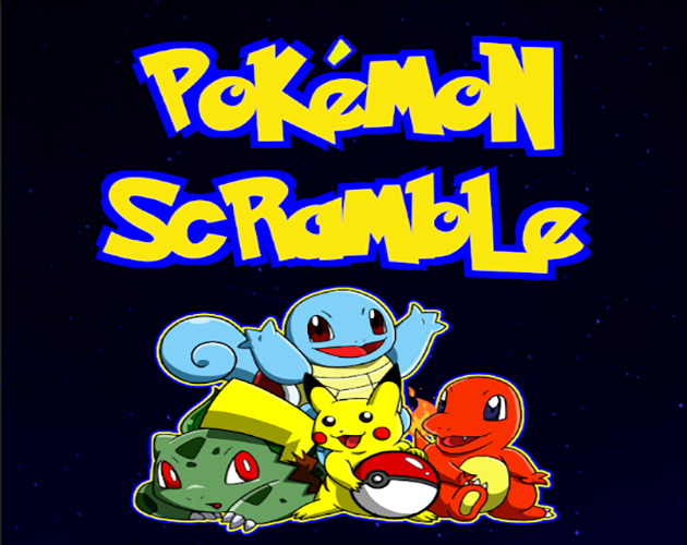 Pokemon Scramble by Epic Dog Games
