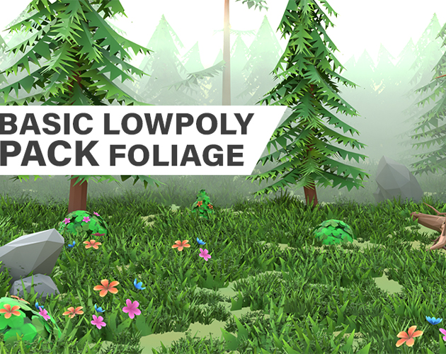 Basic Low-poly Foliage Pack by MystNit