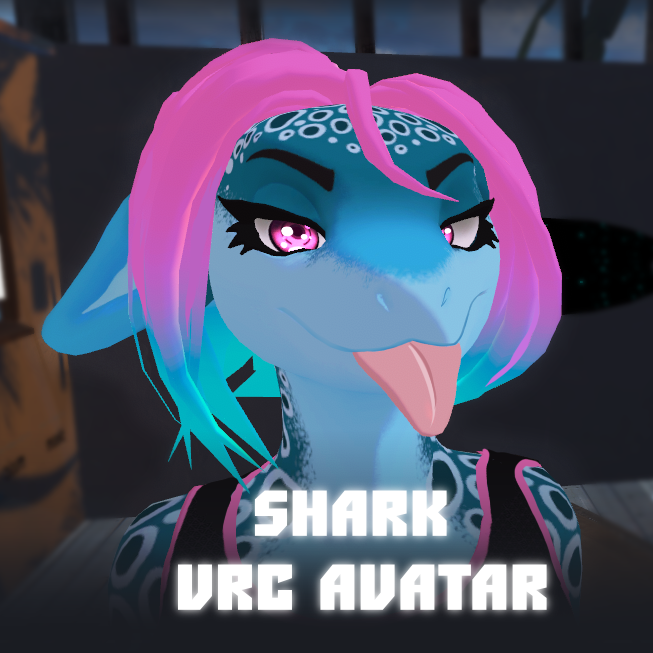 Shark VRChat avatar by Silverim