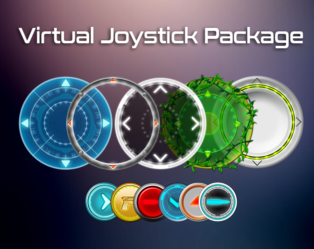 Virtual Joystick Pack Vol 1 by CreepyCat