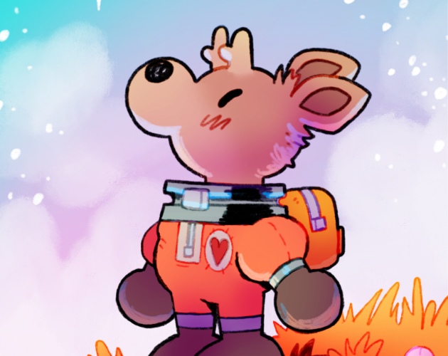 Space Deer: Suit Up by Indiana-Jonas