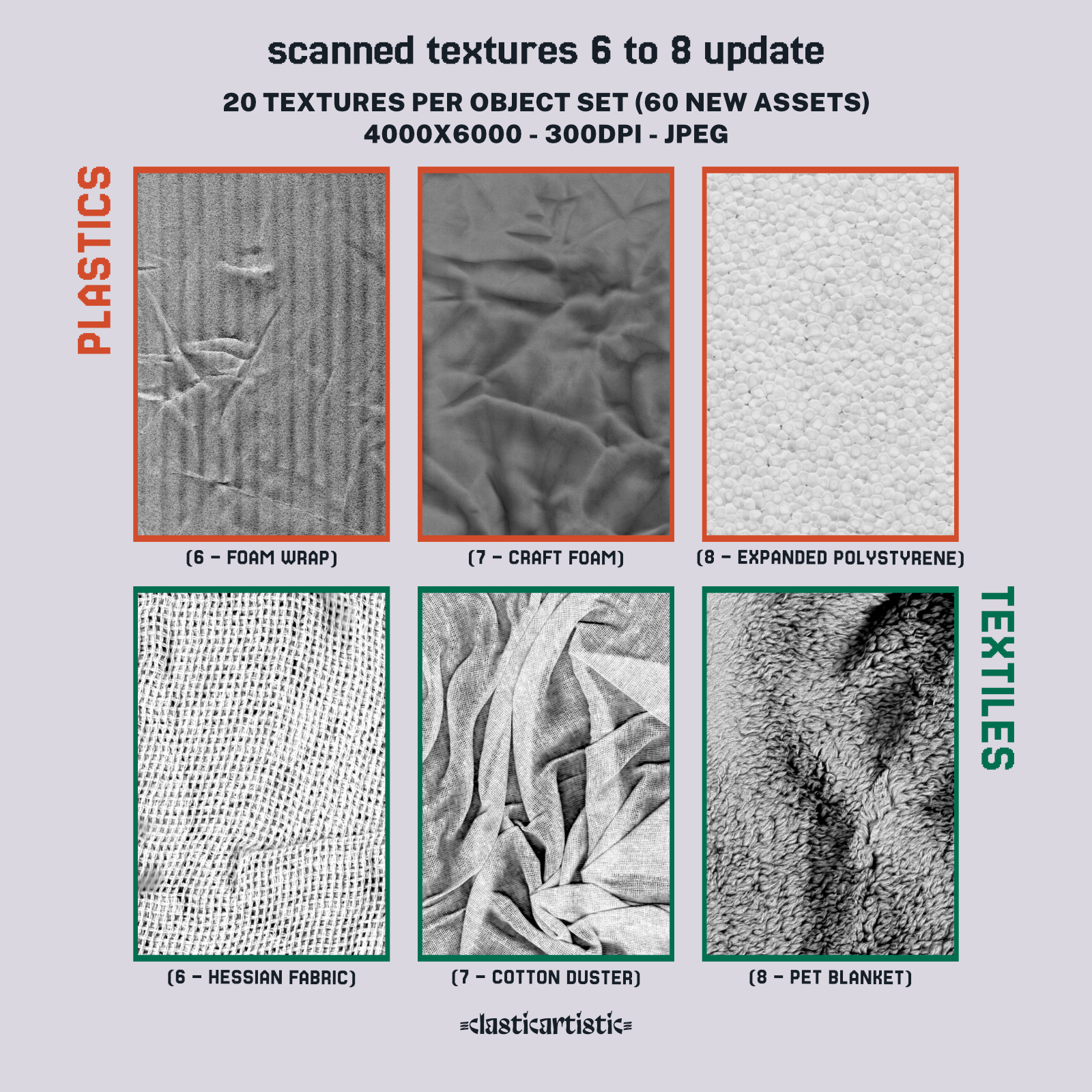 Scanned Textures 6 to 8 Update and General Sale - Release Announcements ...