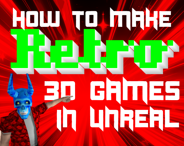 How to make RETRO 3D Games in UE5 by Stark Crafts