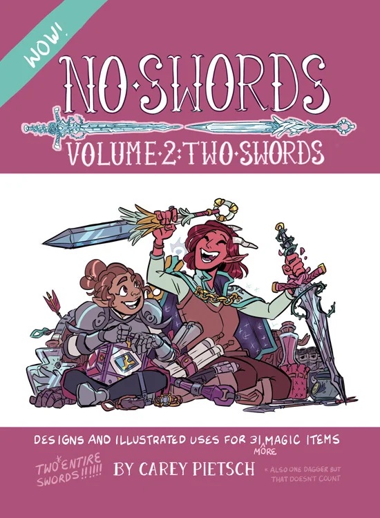 No Swords Volume 2: 2 Swords! by careydraws