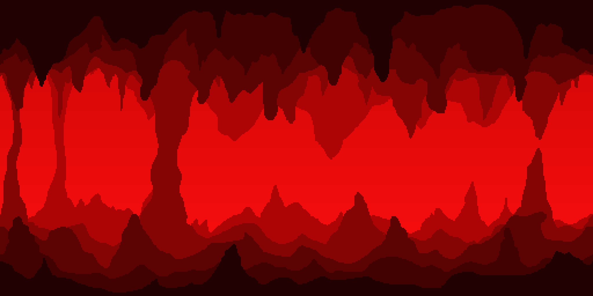 Parallax Red Cave by Exice