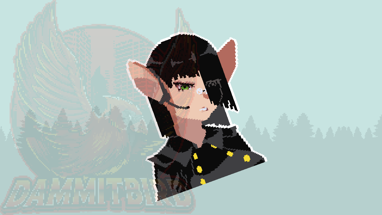 Pixel VN Sprite [Fawn Girl] by dammitbird