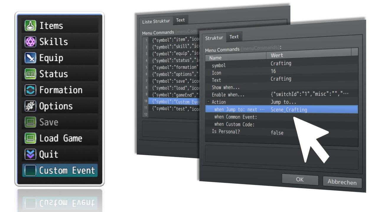 [RPG Maker] WYSIWYG UI Editor - Main Menu by Aerosys
